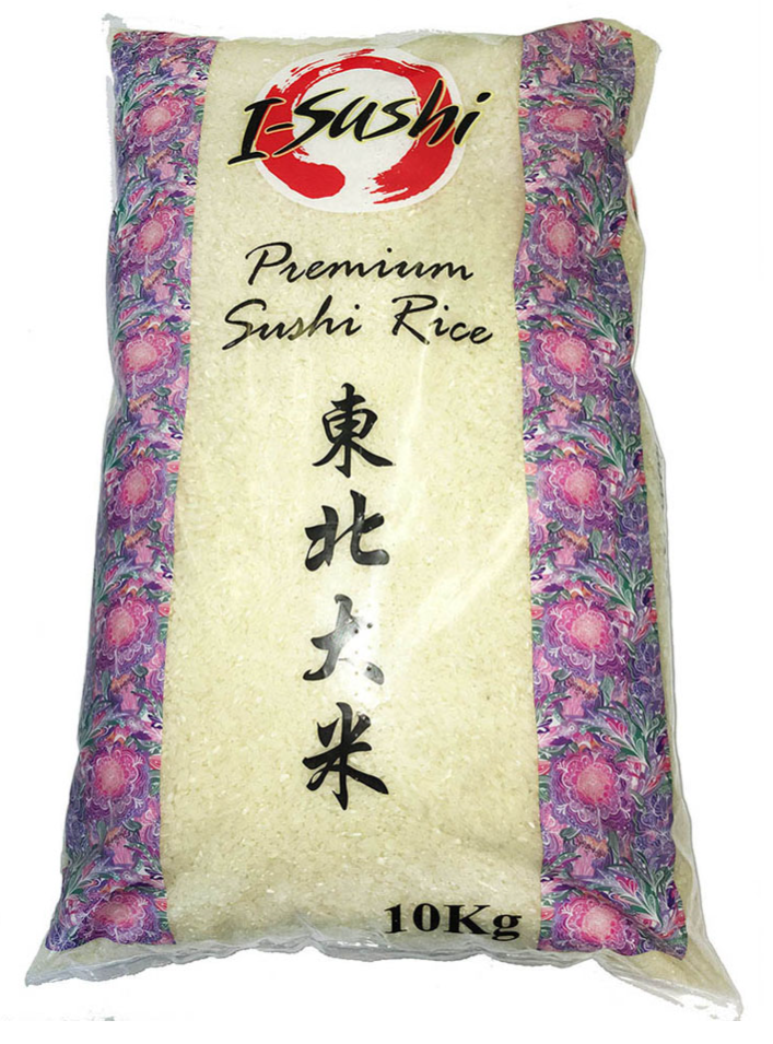 I Sushi Medium Grain Rice 10kg Wholesale