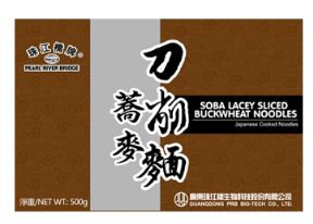 Pearl River Bridge Soba Lacey Sliced Buckwheat Noodles 20x500g